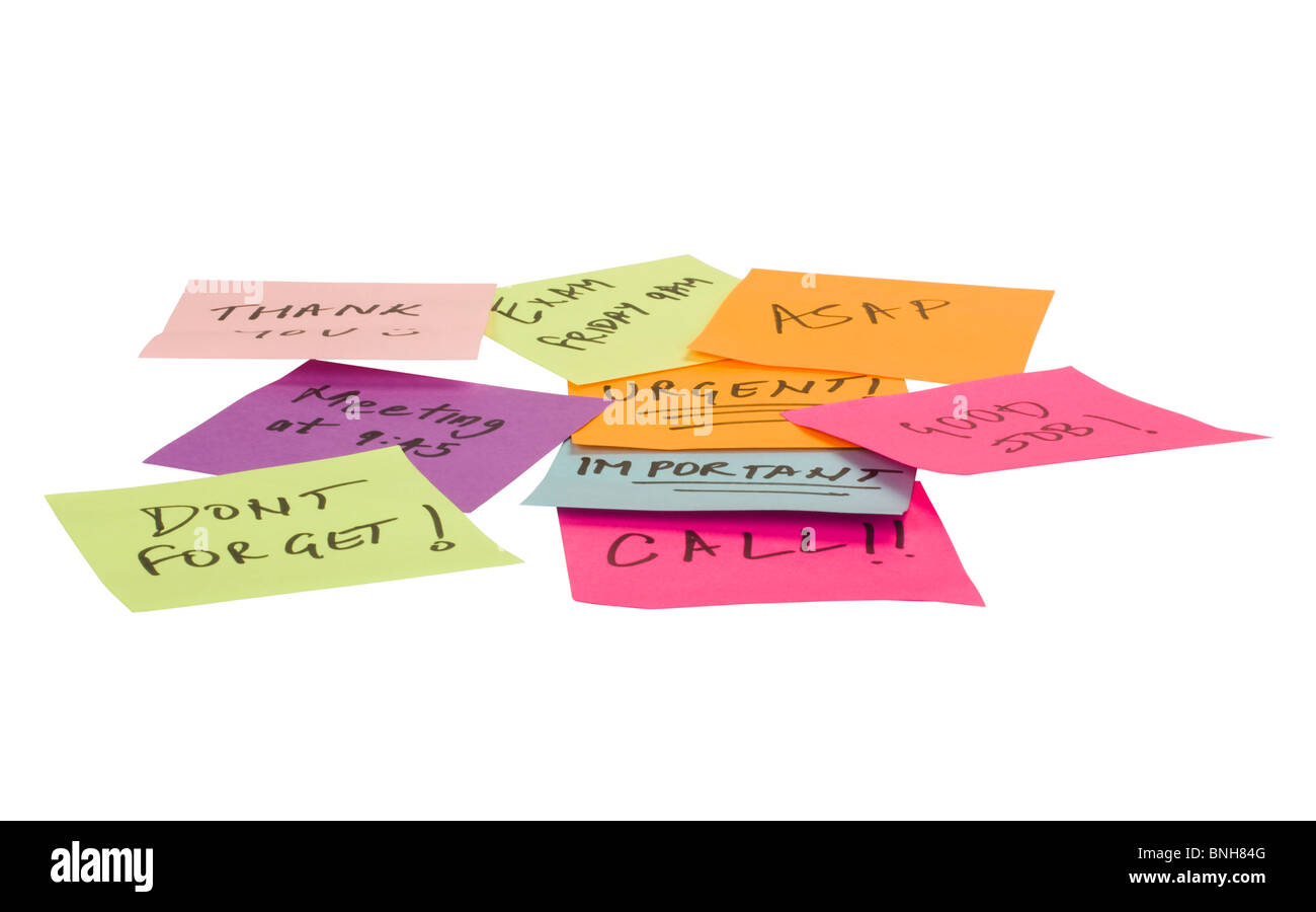 Good handwriting notes hi-res stock photography and images - Alamy