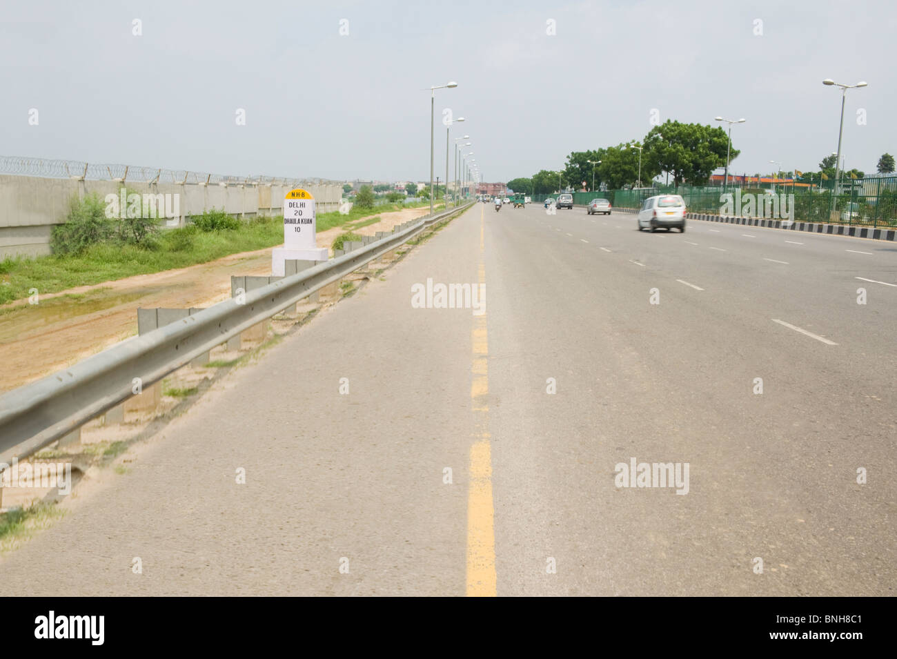 Vehicles on a highway, National Highway 8, New Delhi, India Stock Photo ...