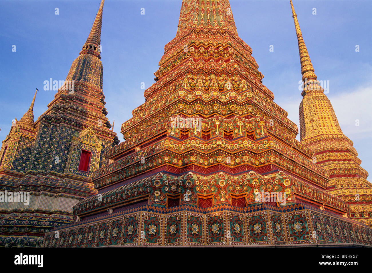 Asia Thailand Bangkok Wat Po Wat Pho Temple Temples Thai Temple Stupa ...
