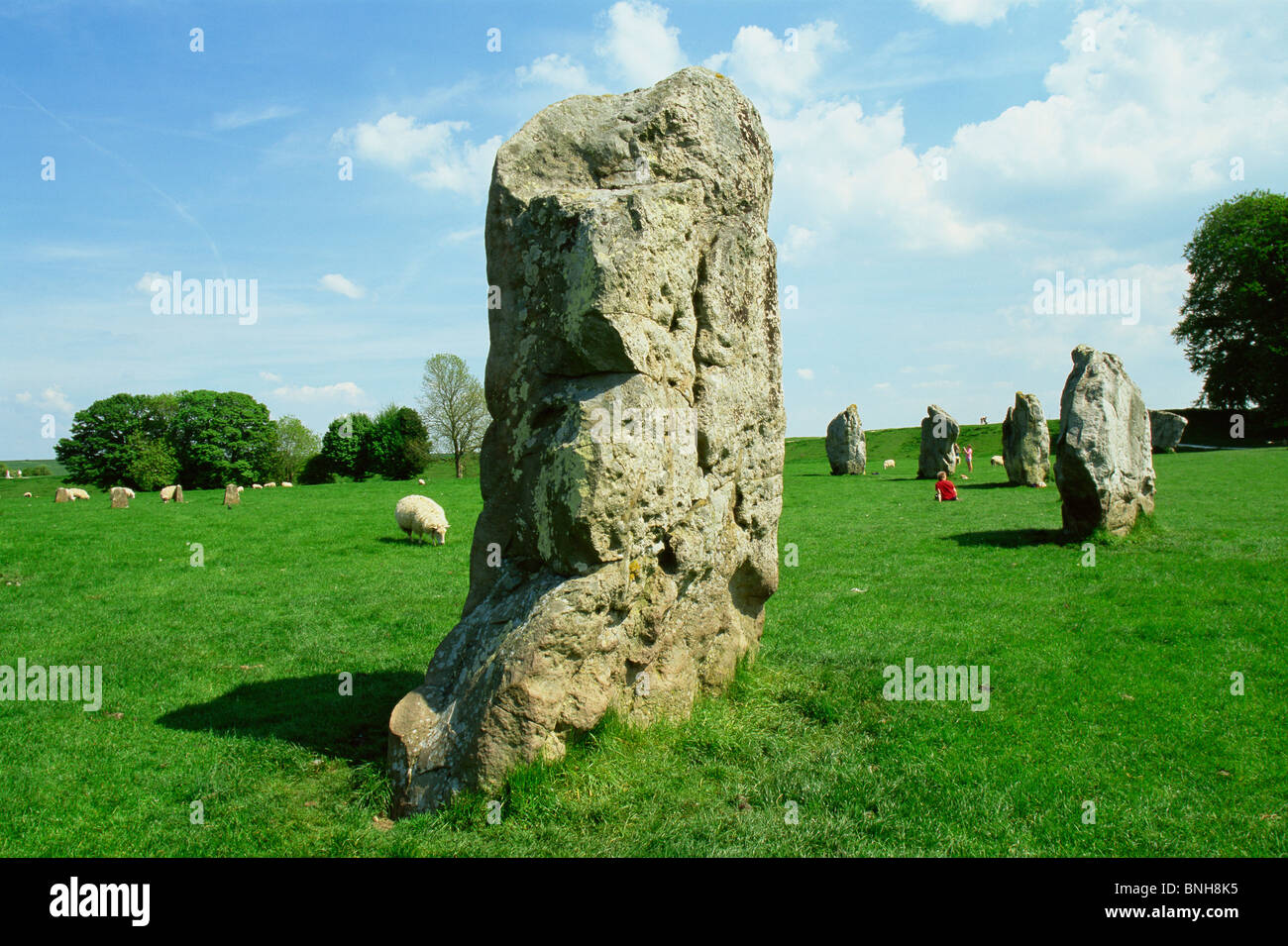 UK Avebury henge United Kingdom Great Britain England Wiltshire Avebury ...