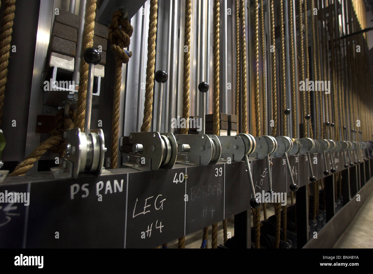 Theater Fly System With Weights
