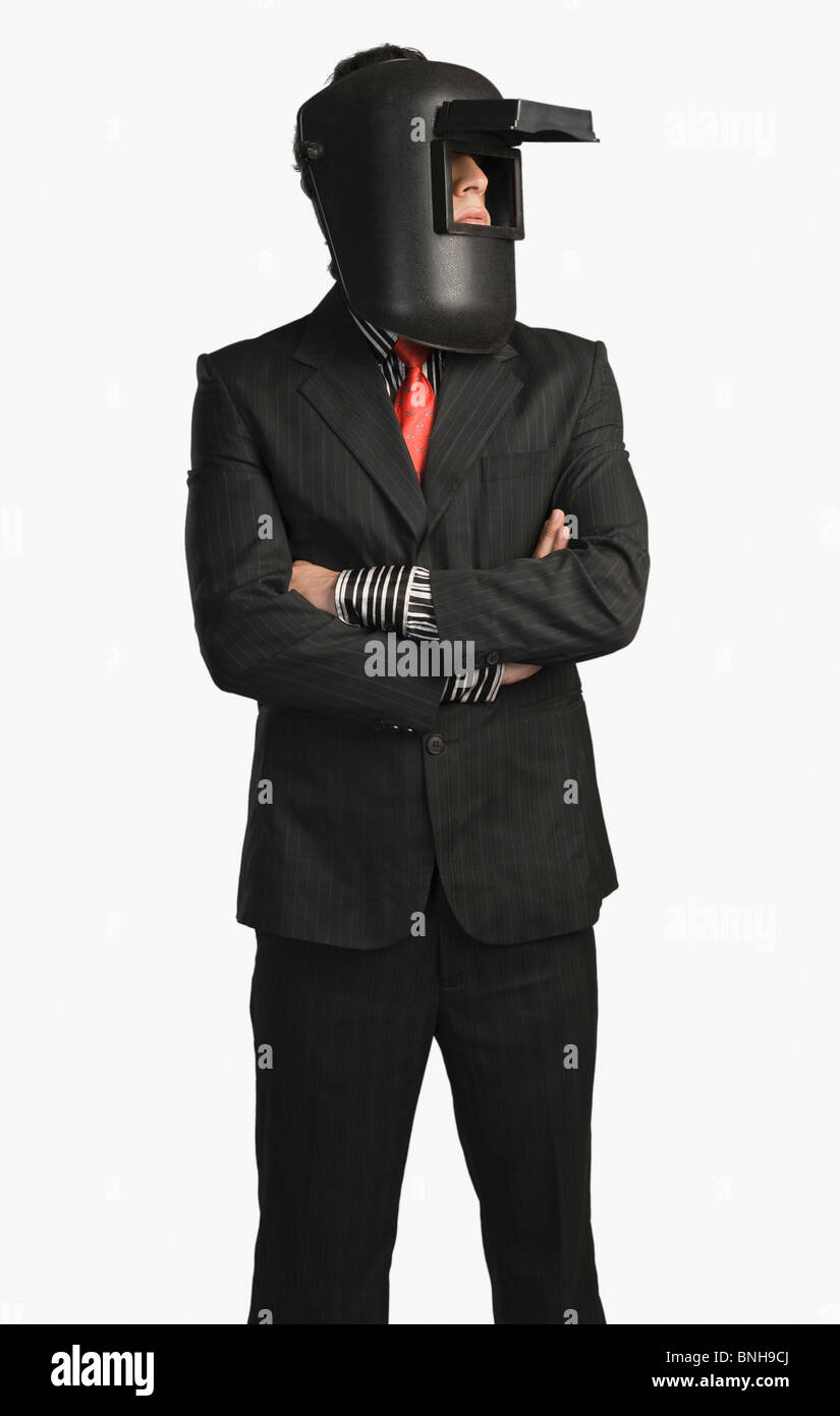 Man wearing shirt mask Cut Out Stock Images & Pictures - Alamy