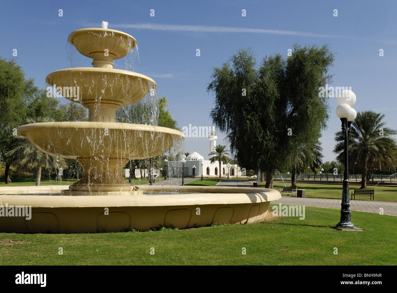 Archaeological park Hili oasis Al Ain Abu Dhabi Arabia Arabic well ...