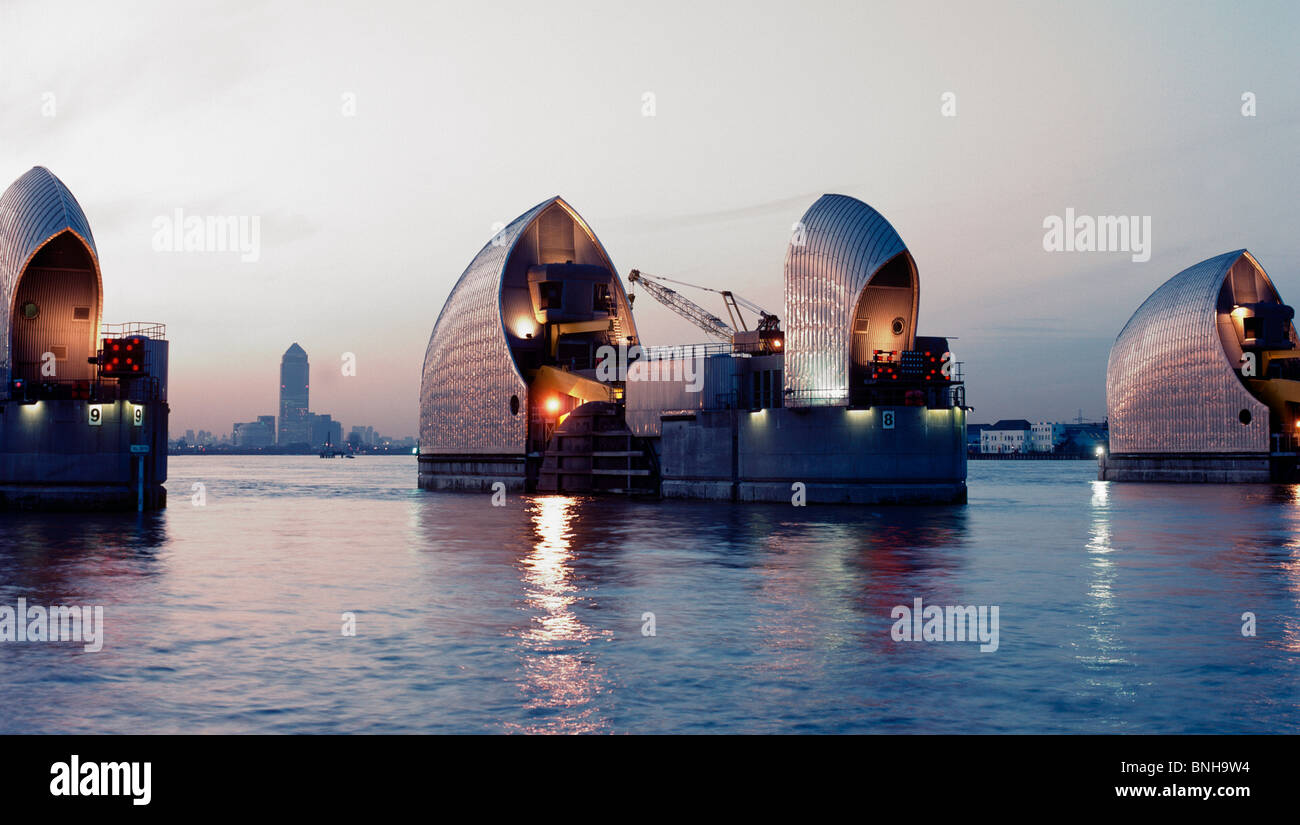 The Thames Barrier London UK Stock Photo - Alamy