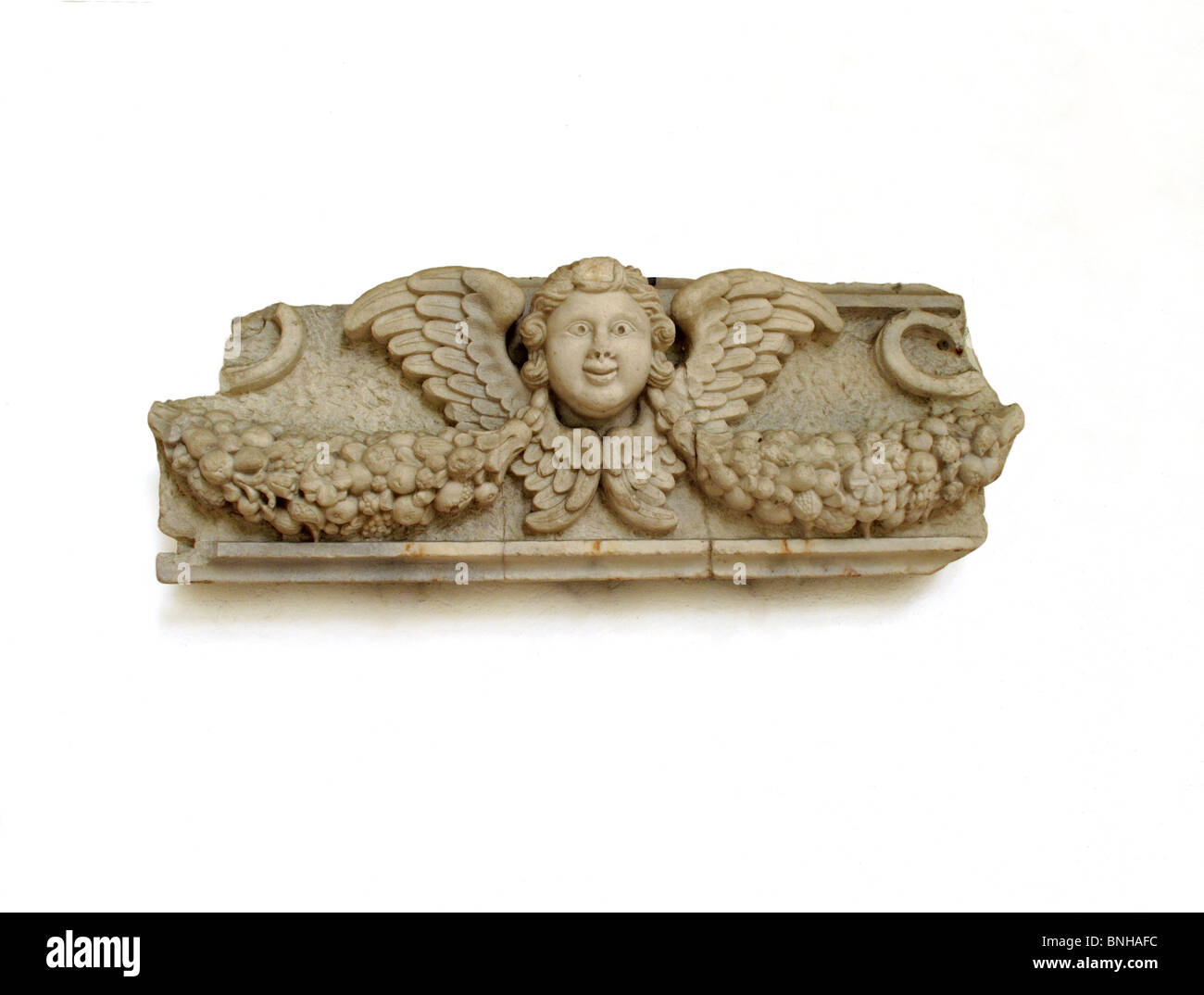 carved angel's head and wings Stock Photo - Alamy