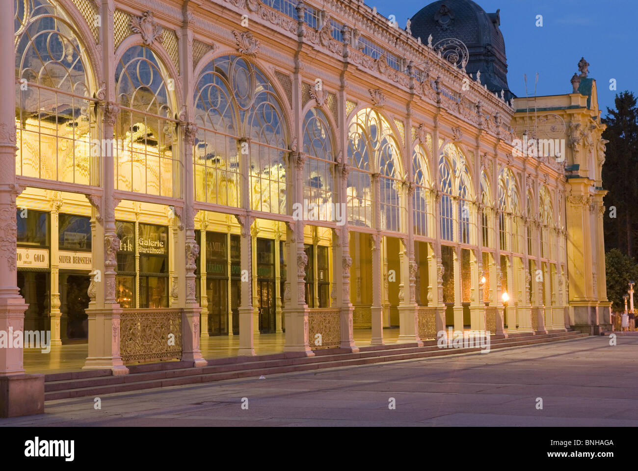 Health resort Marianske Lazne Marien's bath Bohemian Czechia Czech ...