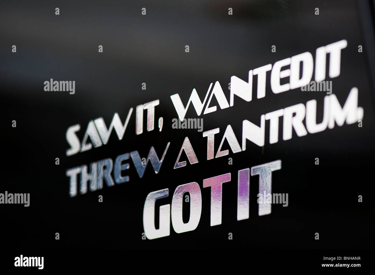 Car stickers hi-res stock photography and images - Alamy