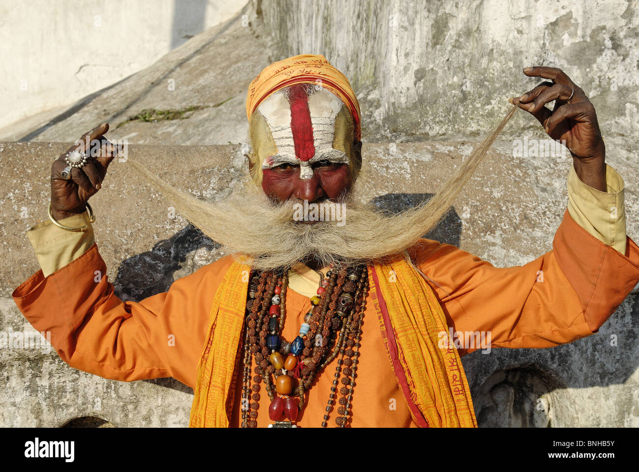Sadhu holy man Pashupatinath Katmandu Nepal Himalayas Asia Asian ...