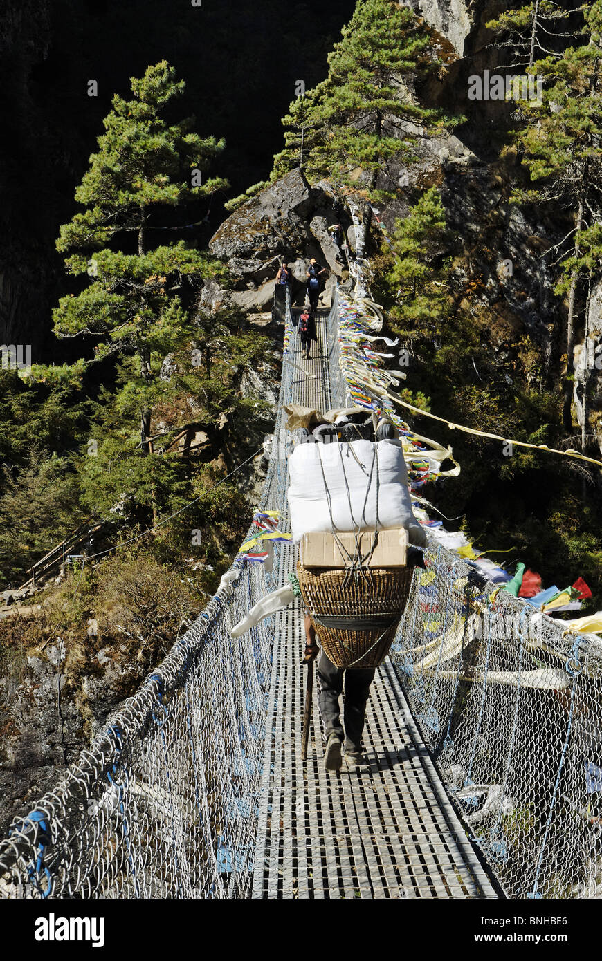 Hillary suspension bridge hi-res stock photography and images - Alamy