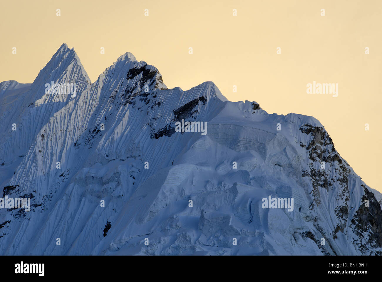 Nuptse west face Khumbu Himal Sagarmatha national park Nepal Asia ...
