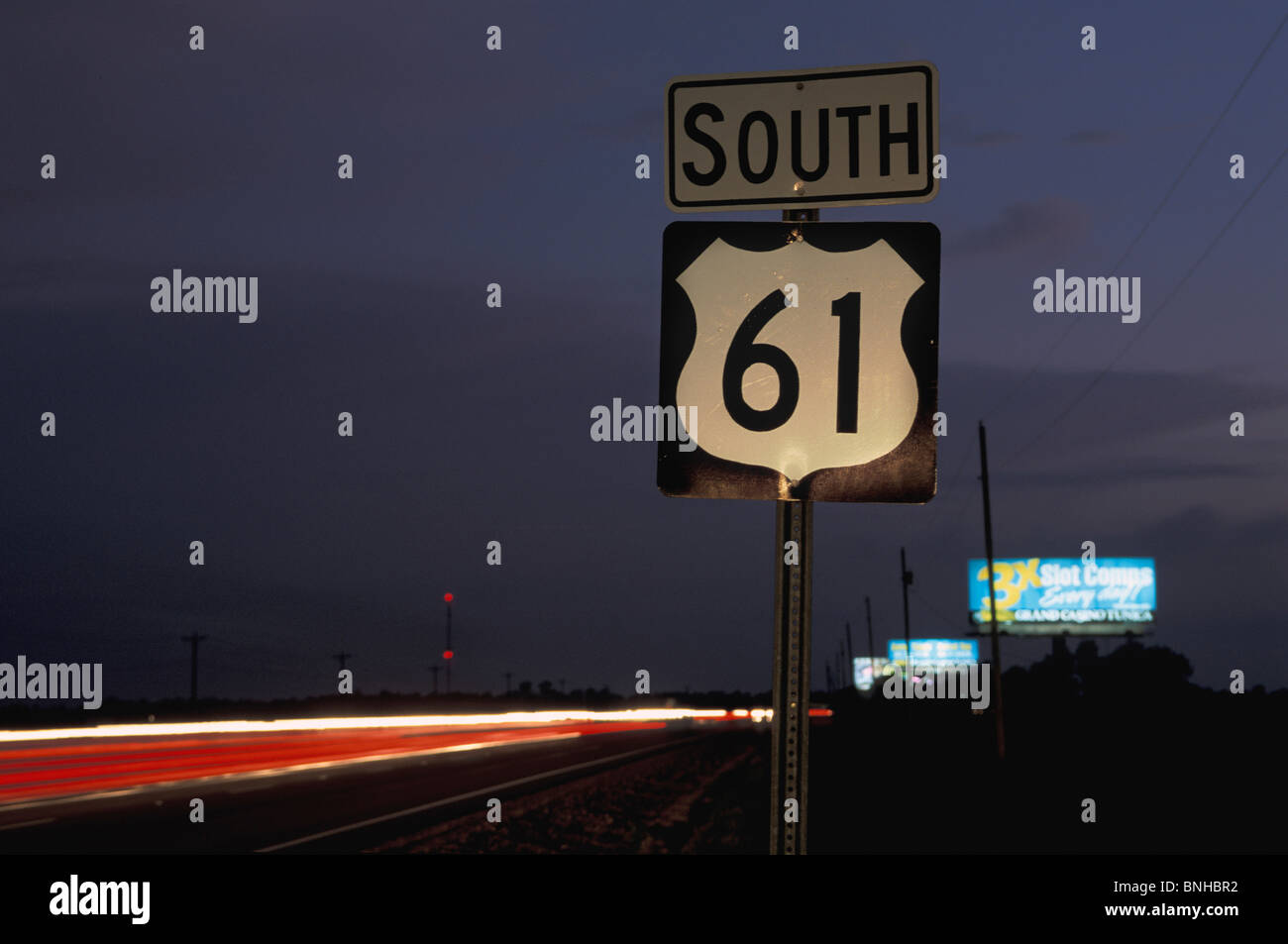 Highway 61 sign hi-res stock photography and images - Alamy