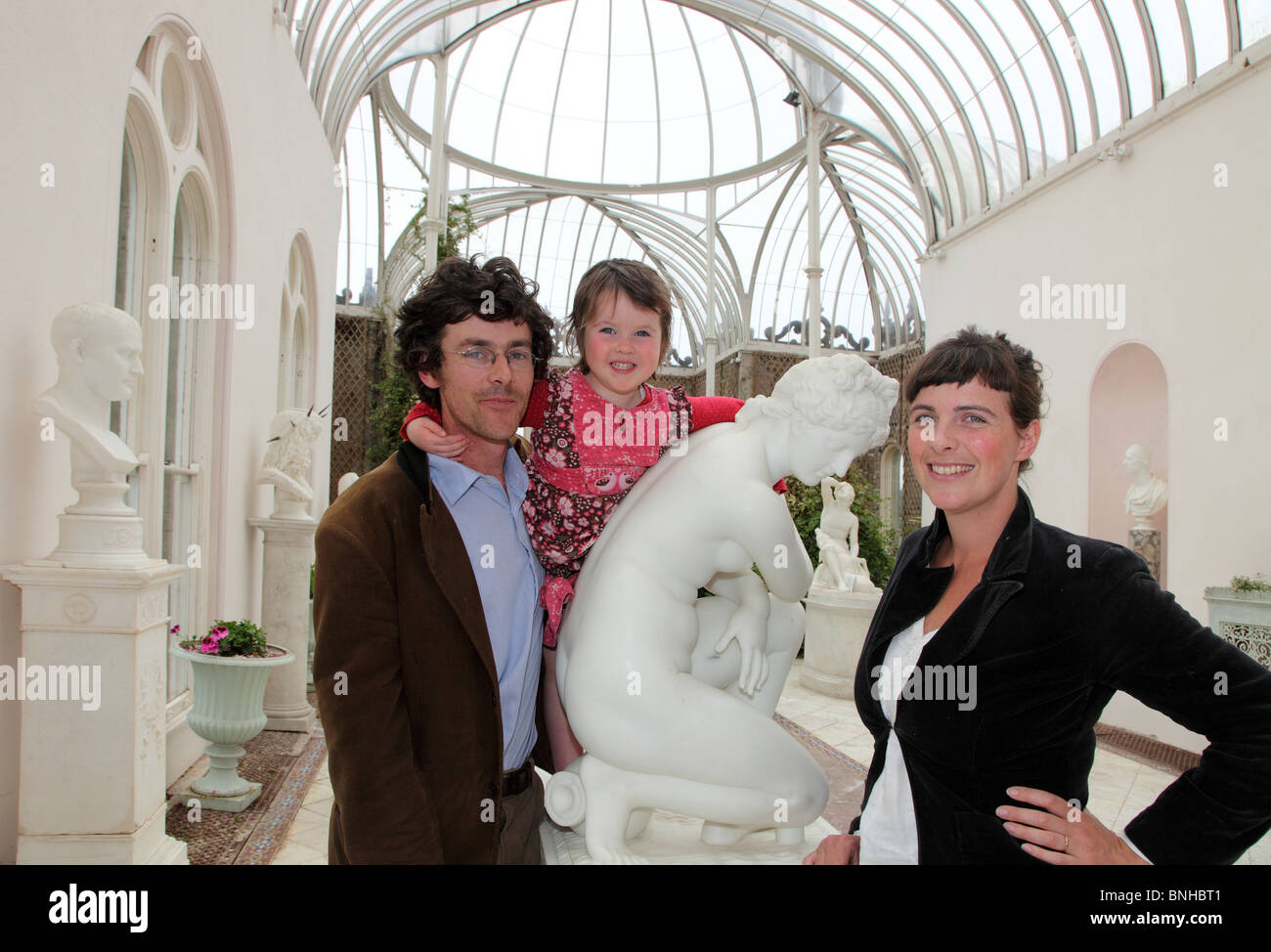 Anthony, Nora, Fionnuala Ardee, Killruddery Orangery, Co Kildare Stock ...