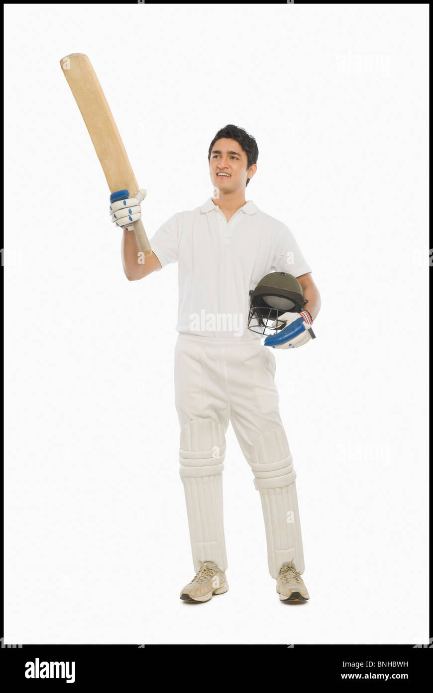 Cricket batsman celebrating his success Stock Photo - Alamy Cricket batsman celebrating his success Stock Photo - Alamy
