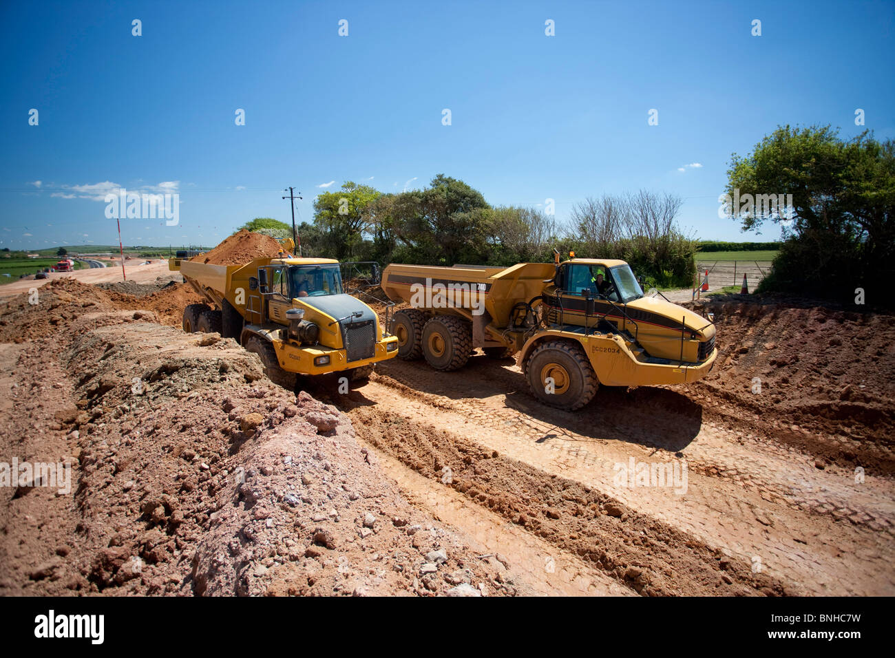 Earth moving machinery on mine site hi-res stock photography and images ...