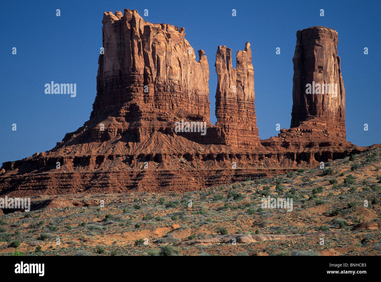 Usa Utah Monument Valley Tribal Park Landscape Rocks Rock Scenery ...