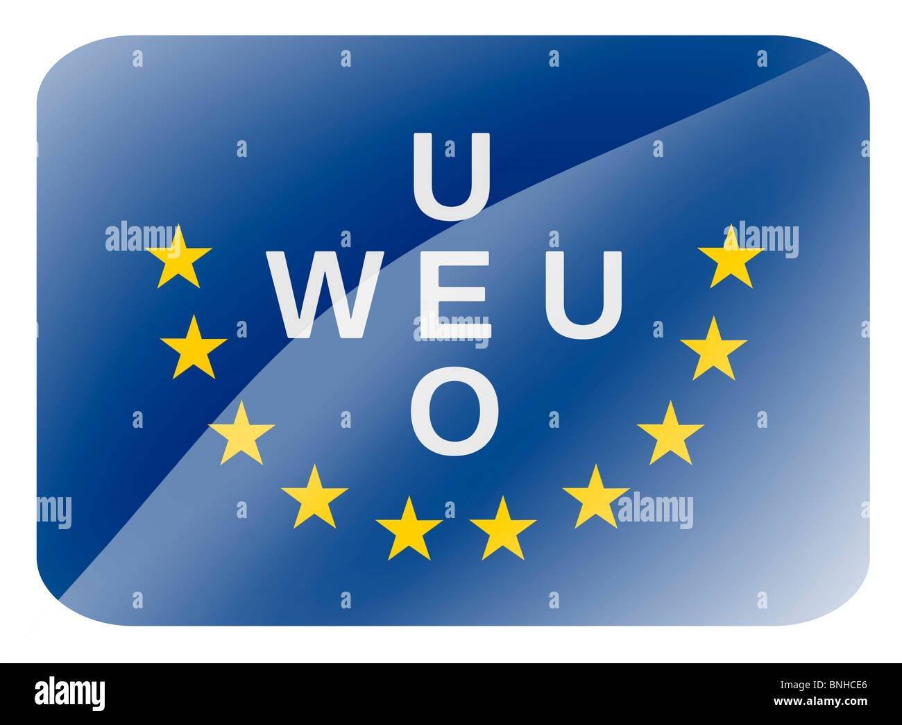 Western European Union flag Stock Photo - Alamy