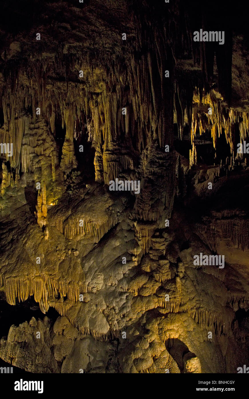 Luray caverns Shenandoah valley USA North America Virginia cave indoors ...