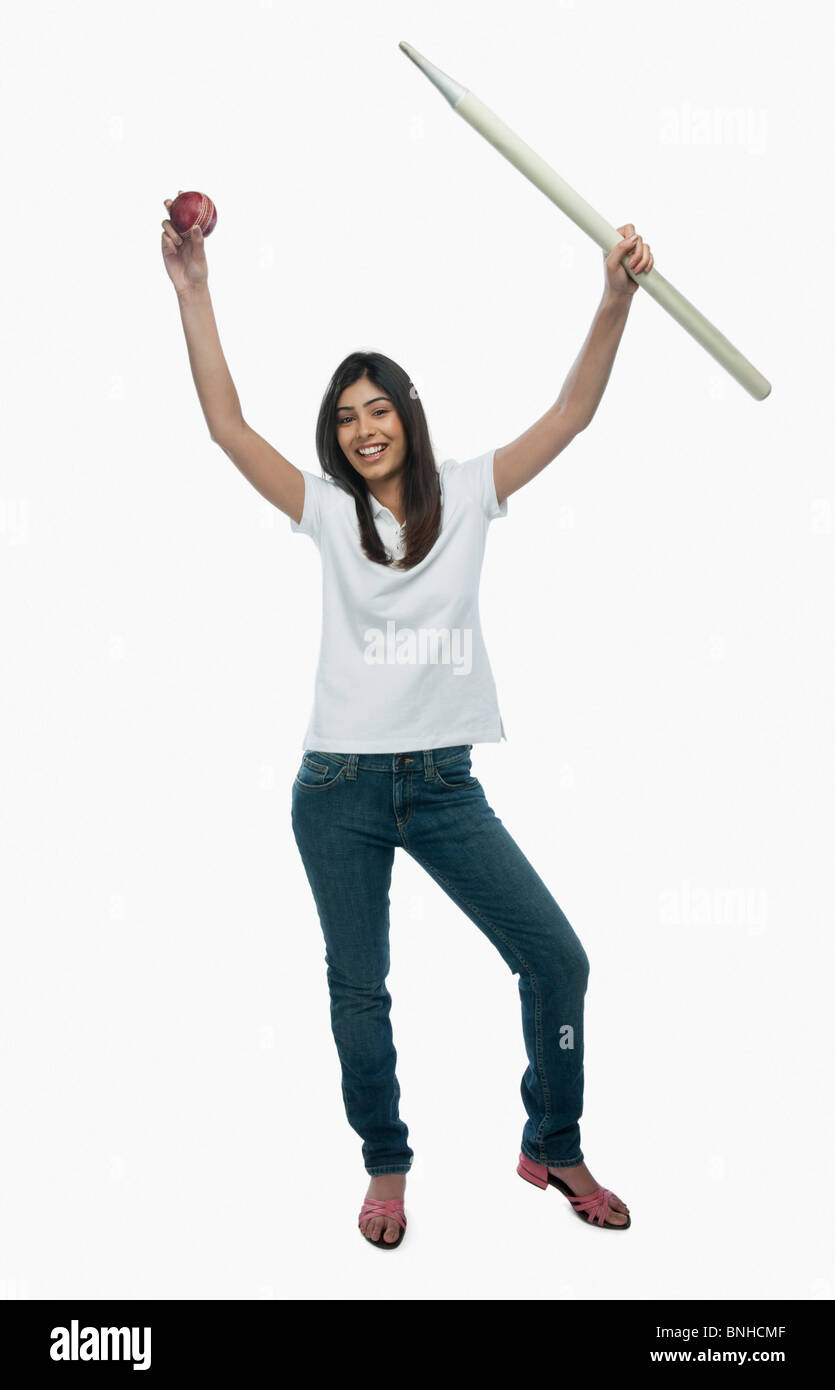 Indian cricket fan, woman hi-res stock photography and images - Alamy