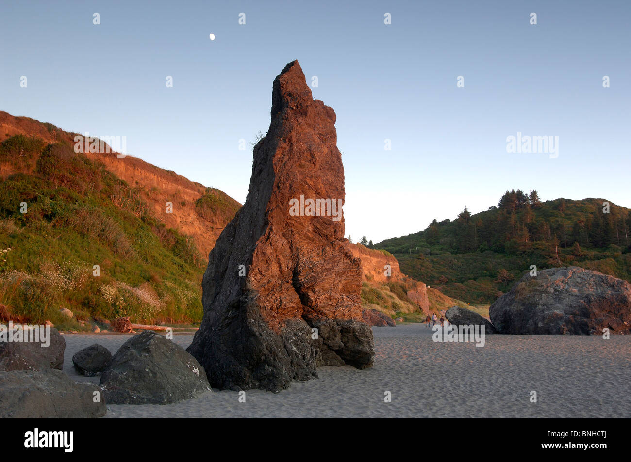 Usa Trinidad California Sunset Sea Stacks Twilight Dusk Landscape ...