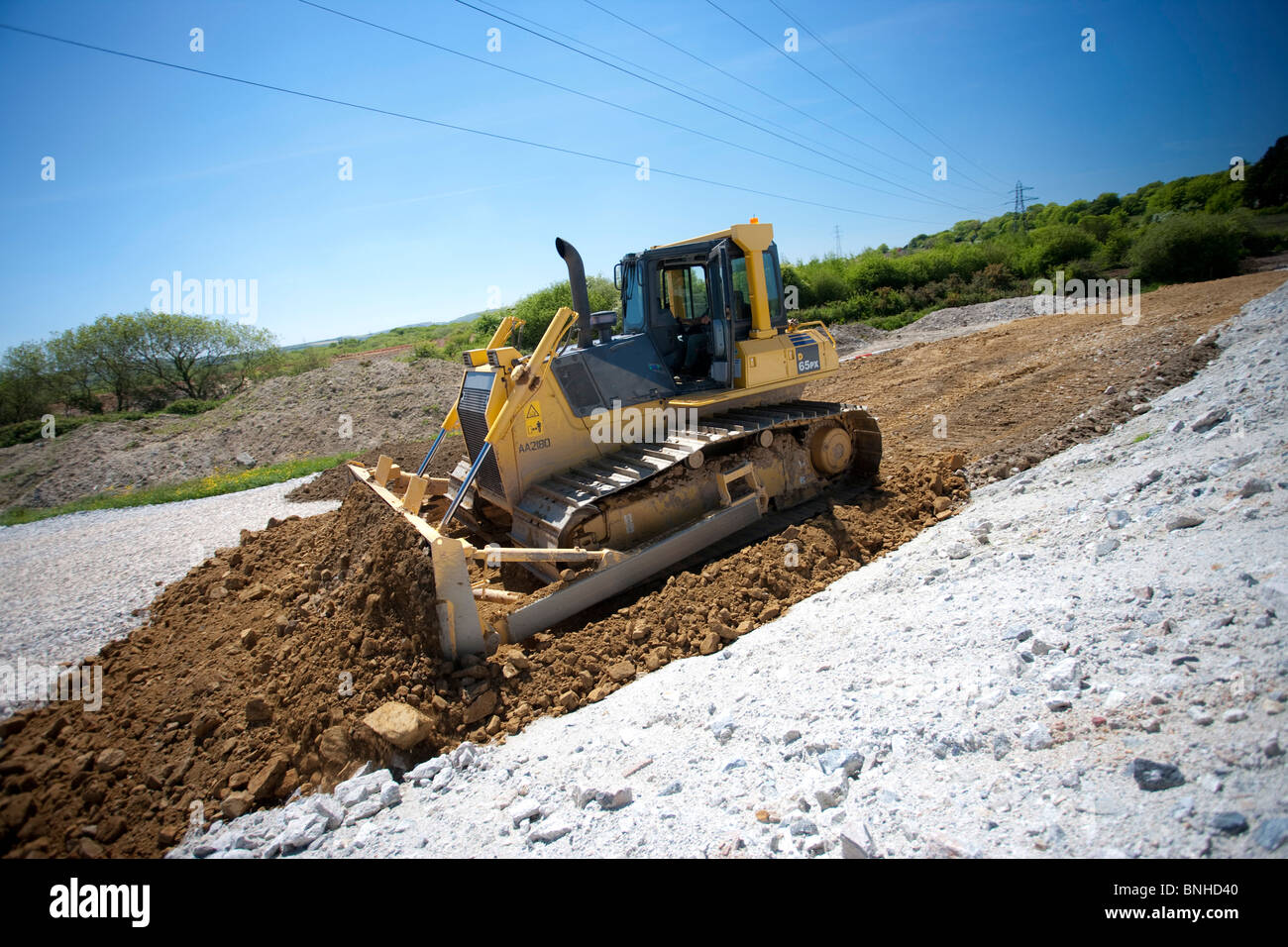 Wheeled bulldozer hi-res stock photography and images - Alamy