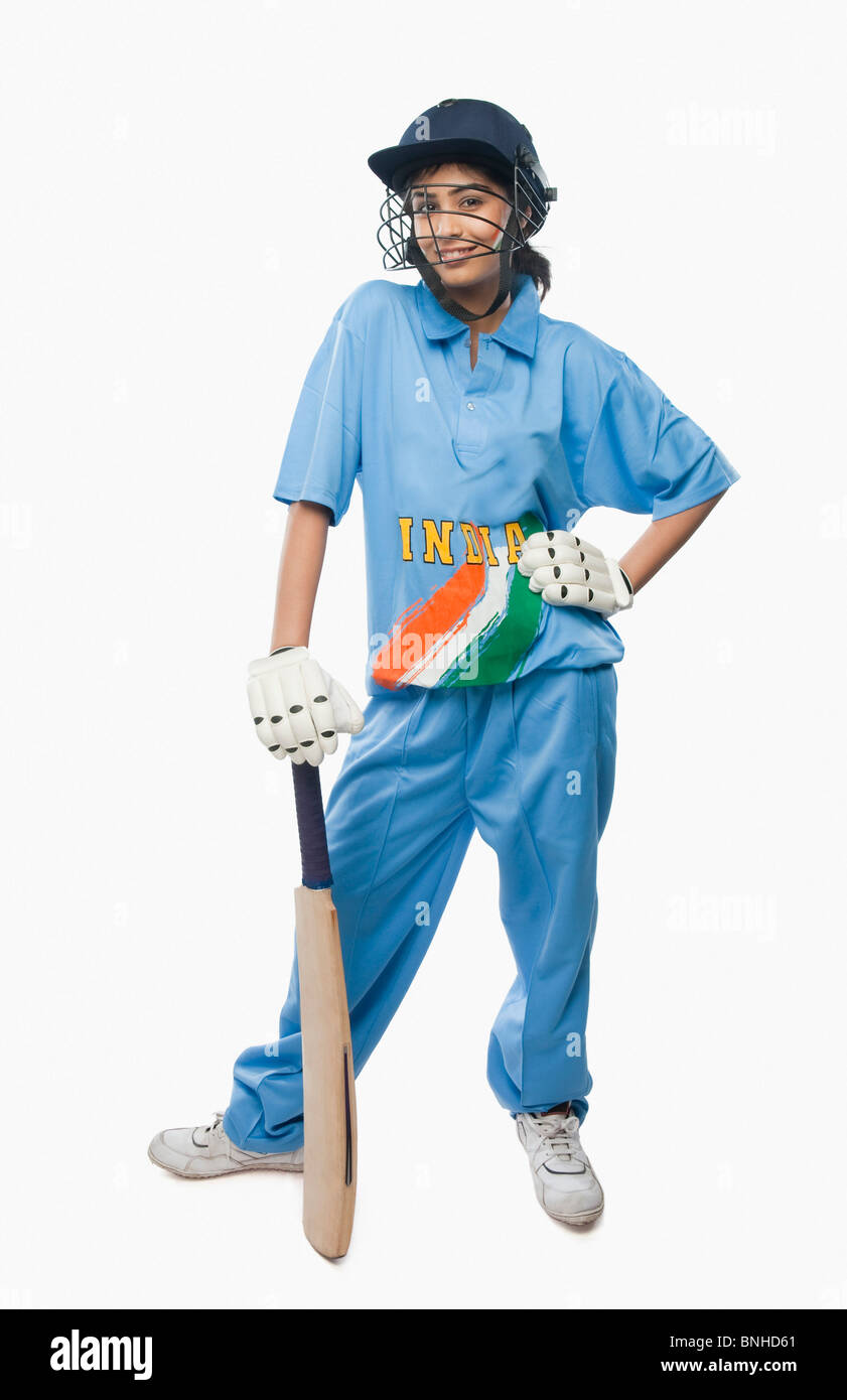 Portrait professional sportsperson standing confidence hi-res stock ...