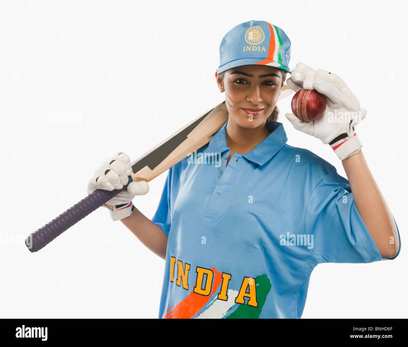 Cricket bat ball hi-res stock photography and images - Alamy