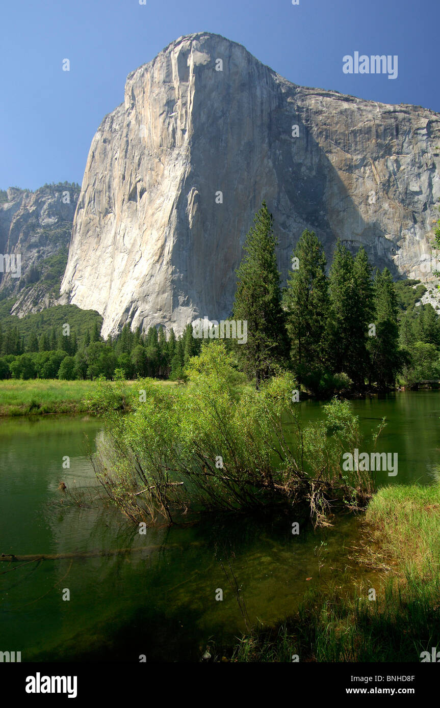 Usa California El Capitan Merced River At Yosemite Valley Yosemite ...
