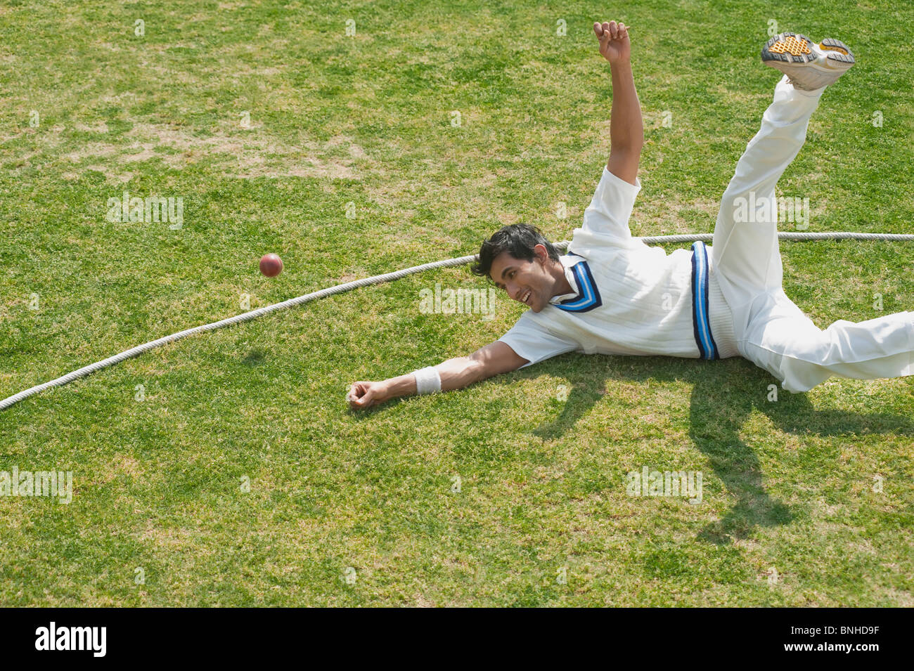 Cricket boundary rope hi-res stock photography and images - Alamy