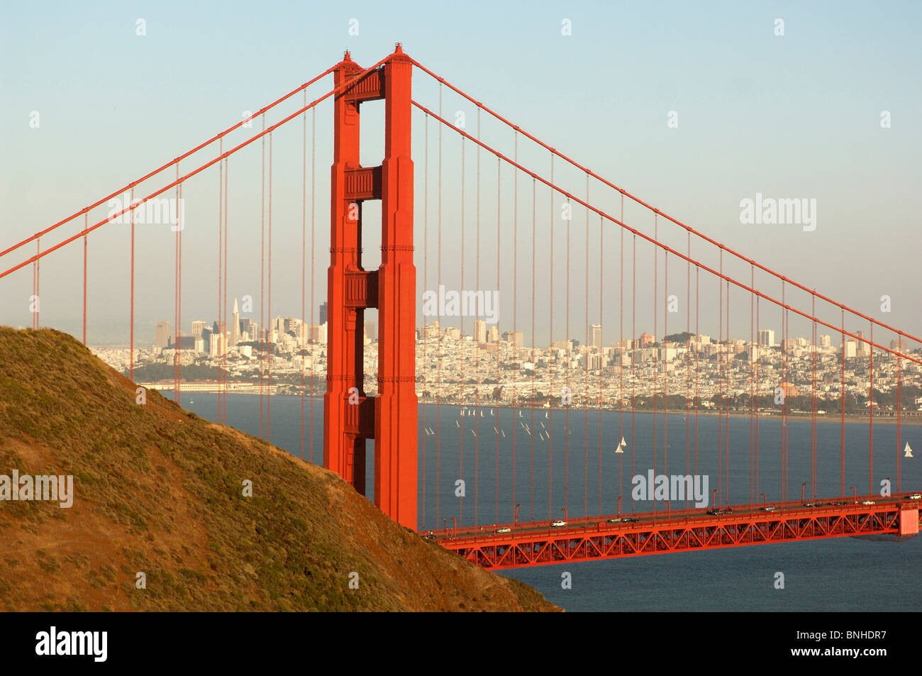 Usa San Francisco California City Golden Gate Bridge Suspension Bridge ...