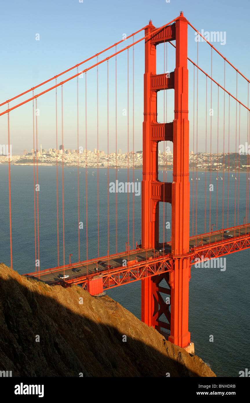 Usa San Francisco California City Golden Gate Bridge Suspension Bridge ...