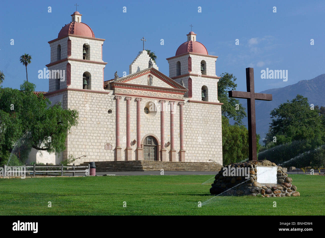 Usa Santa Barbara California Mission Santa Barbara Church Building ...