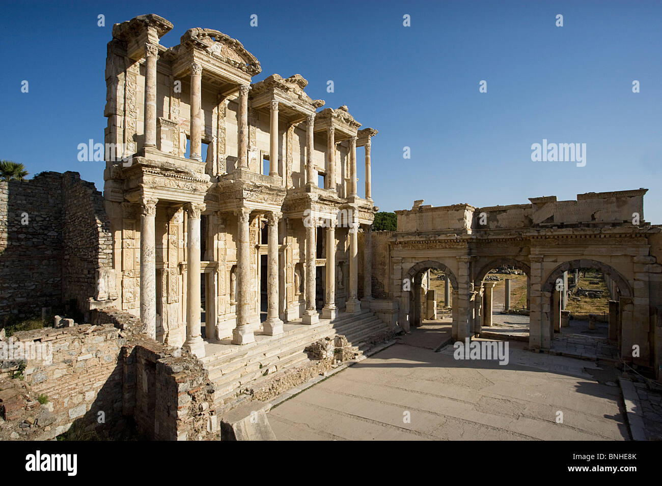 Turkey June 2008 Ephesus city ancient city ancient site historic ruin ...