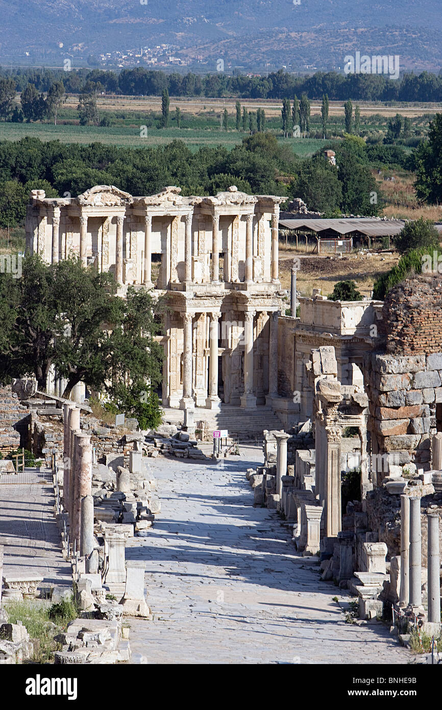 Turkey June 2008 Ephesus city ancient city ancient site historic ruin ...