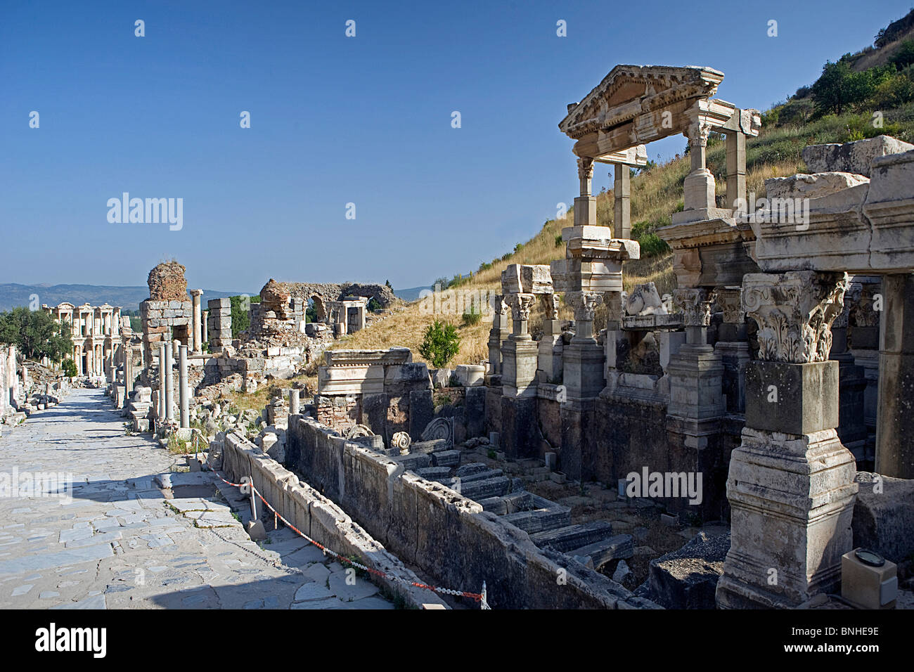 Turkey June 2008 Ephesus city ancient city ancient site historic ruin ...