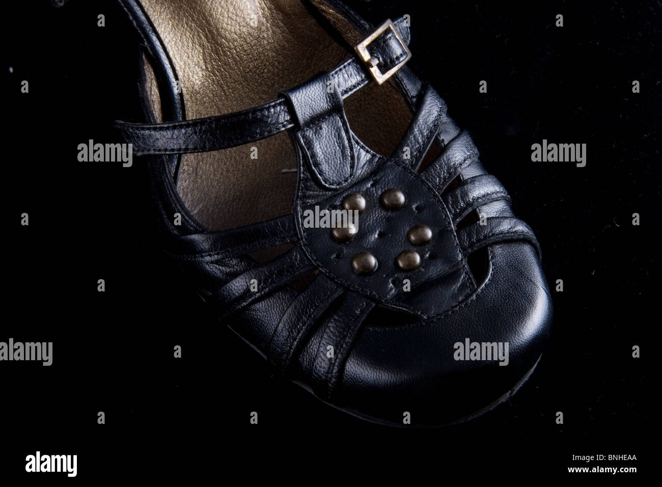 Black women shoe hi-res stock photography and images - Alamy