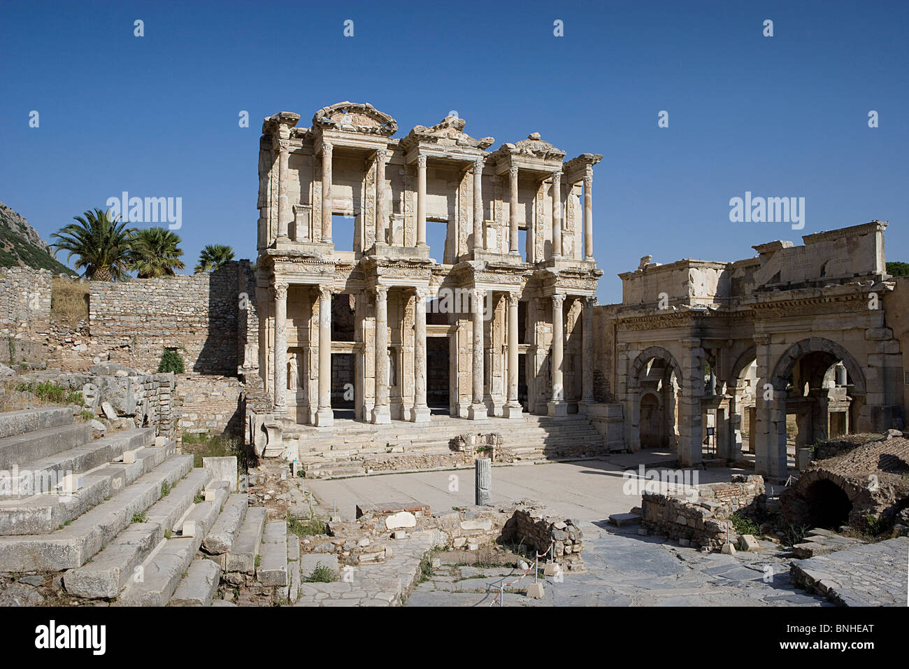 Turkey June 2008 Ephesus city ancient city ancient site historic ruin ...