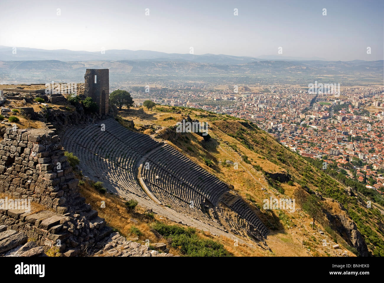 Turkey June 2008 Pergamon city Pergamum ancient city ancient site ...