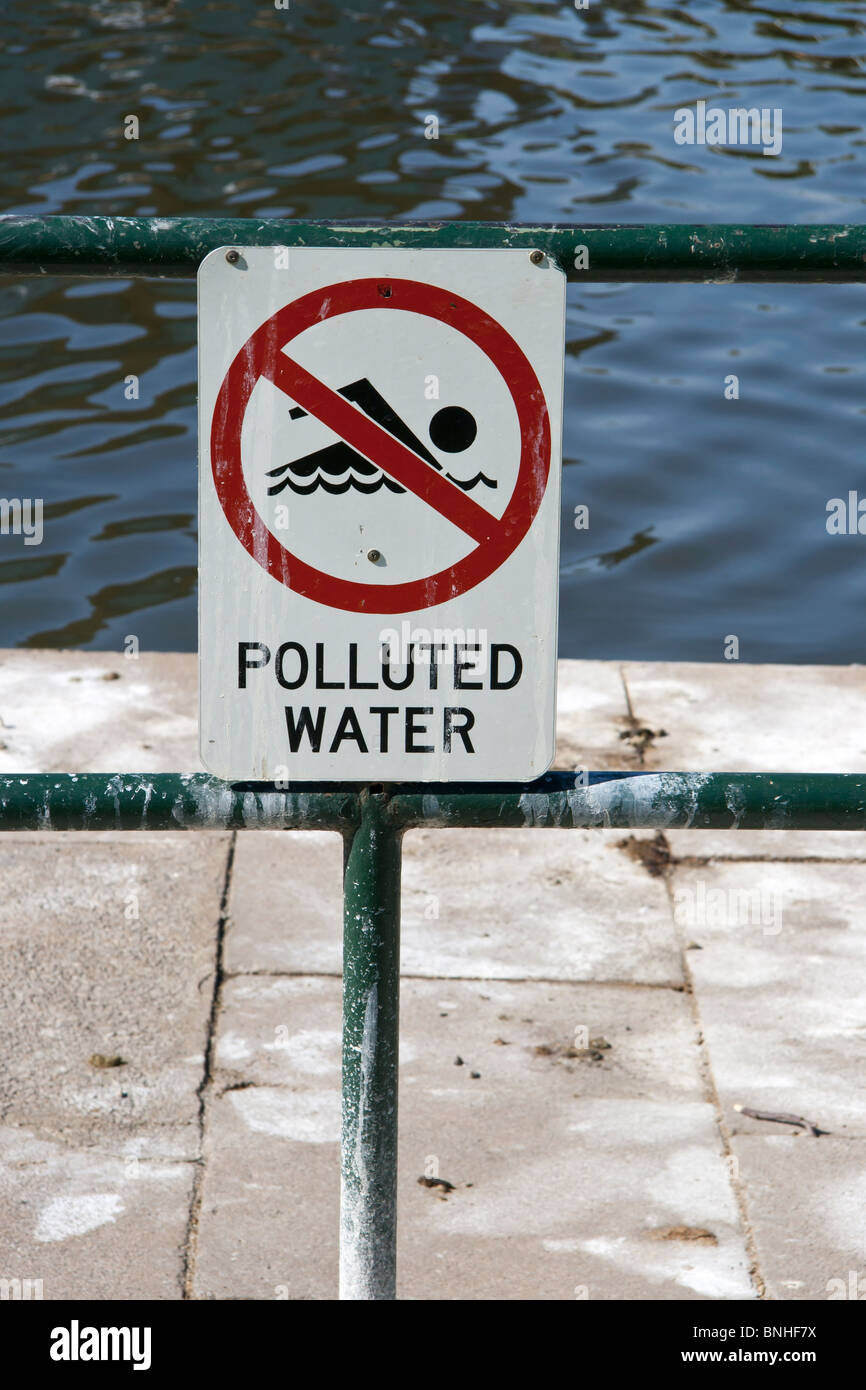 Contaminated water sign pollution hi-res stock photography and images ...