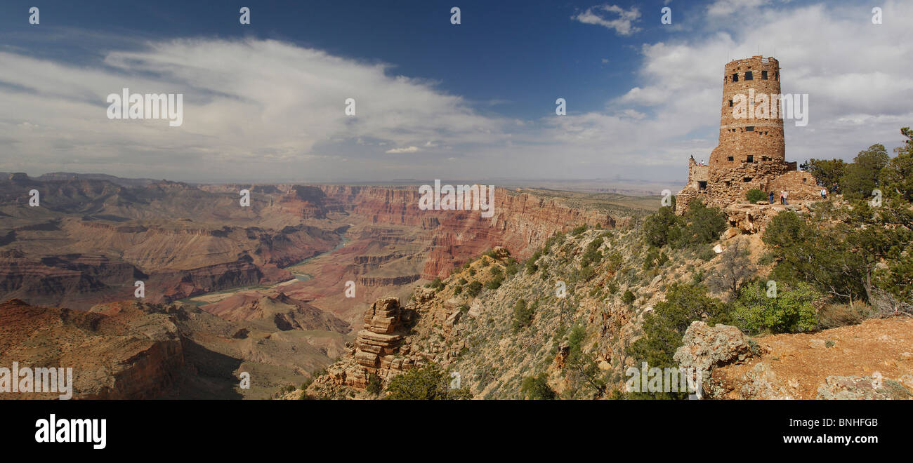 Usa Arizona Desert View Watch Tower Grand Canyon National Park ...
