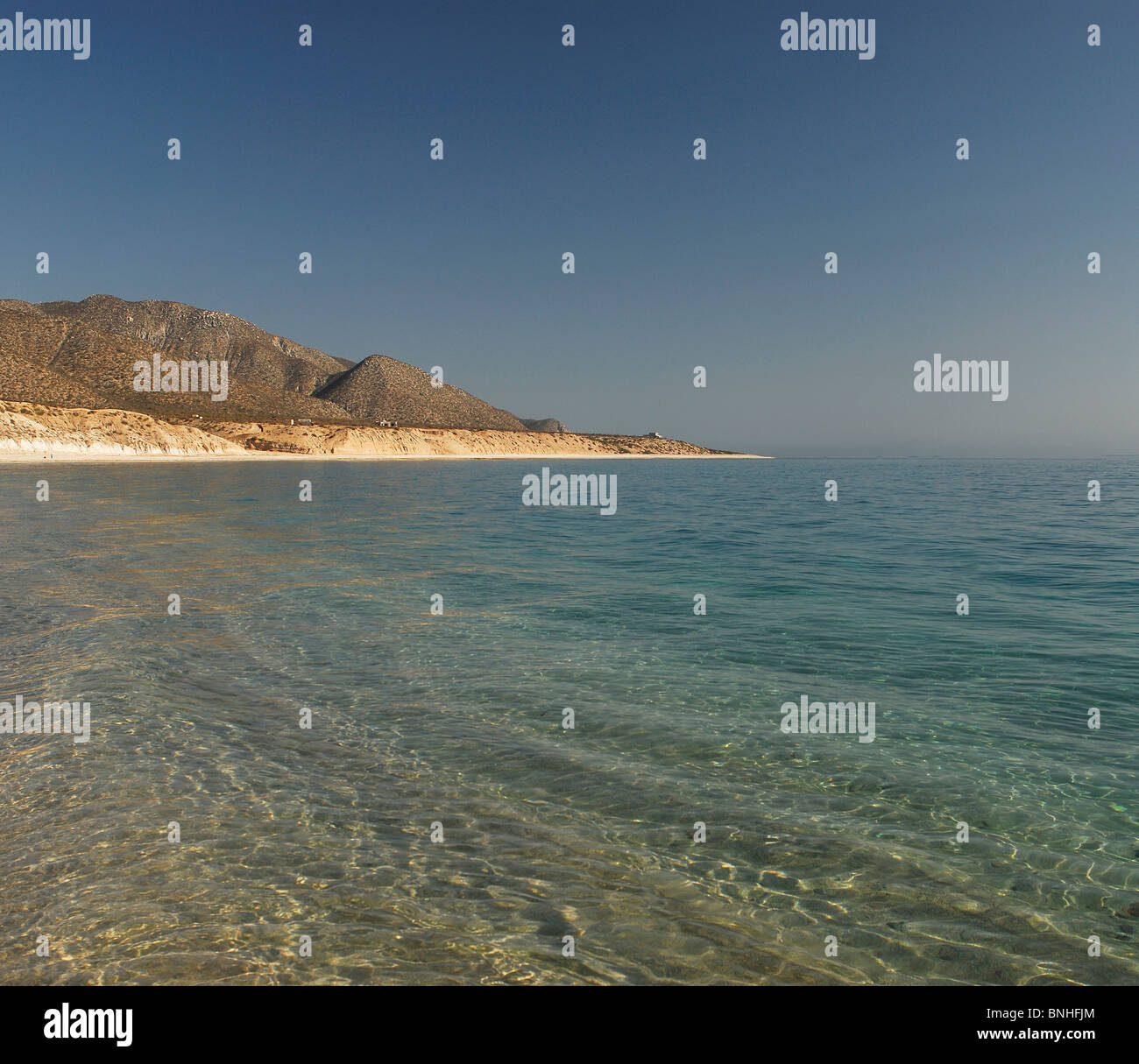 Mexico El Sargento Baja California Sur Ventana Bay Near El Sargento Sea ...