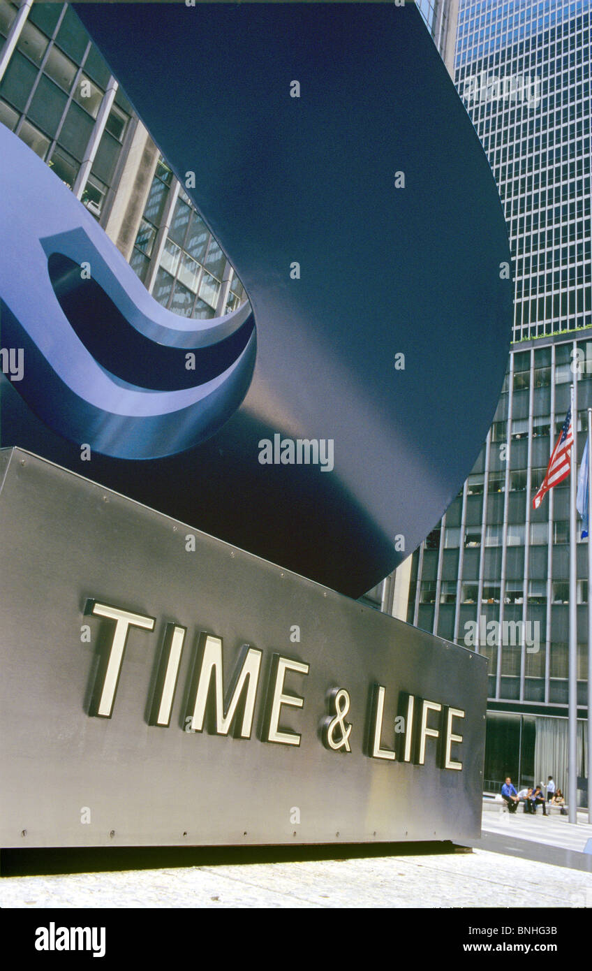 USA United States of America New York city NYC Time-Life Building 5th ...