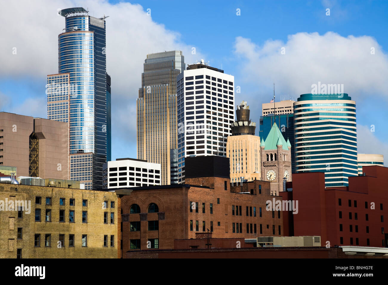 Colorful Buildings in Minneapolis, Minnesota Stock Photo - Alamy