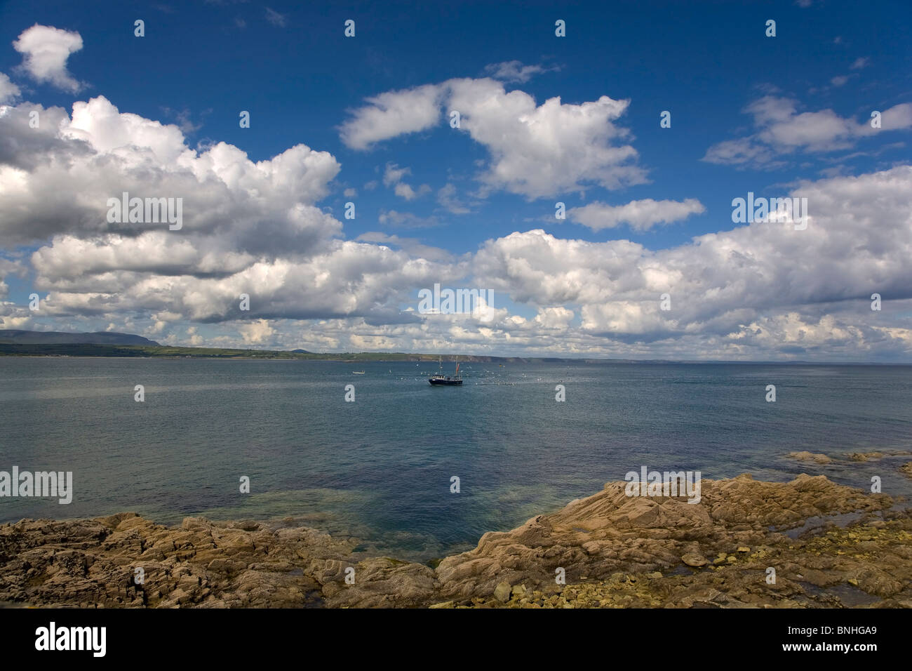 Fishing Boat, Off Helvick Harbour, Ring, County Waterford, Ireland ...