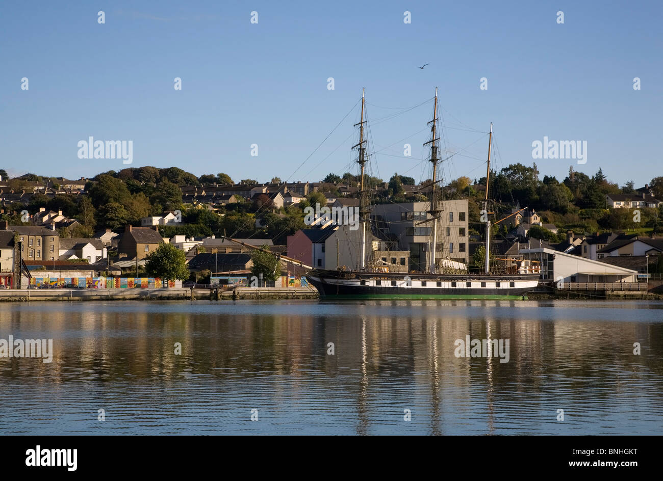 The Dunbrody Famine Ship on the River Barrow, New Ross, County Wexford ...
