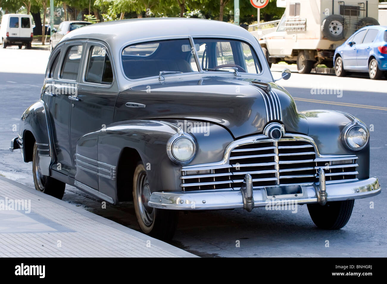 Old car of the fifties Stock Photo - Alamy