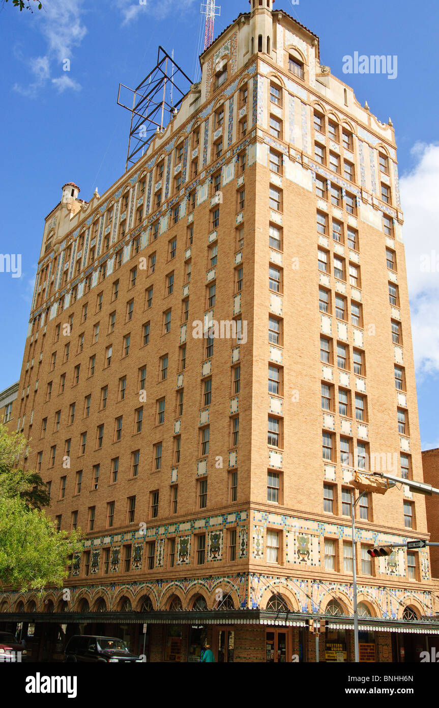 Texas, Laredo. Hamilton Hotel in Scenes of Old Historic District of ...