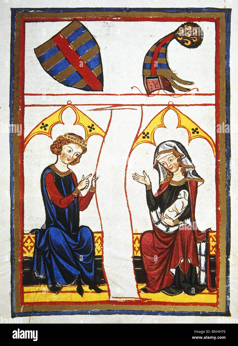 Medieval german manuscript hi-res stock photography and images - Alamy