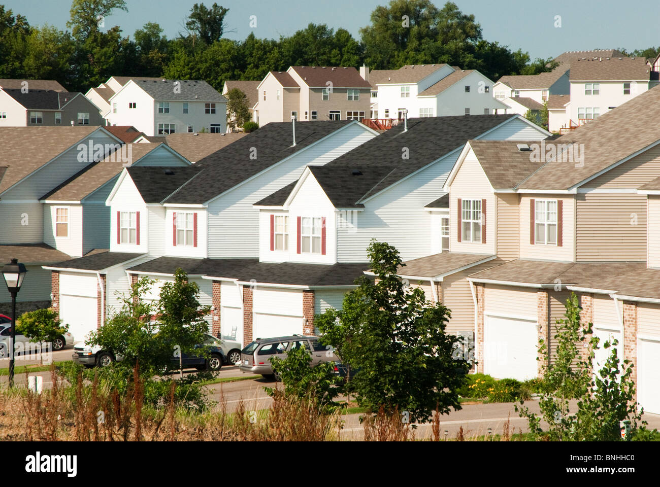 Suburb houses midwest hi-res stock photography and images - Alamy