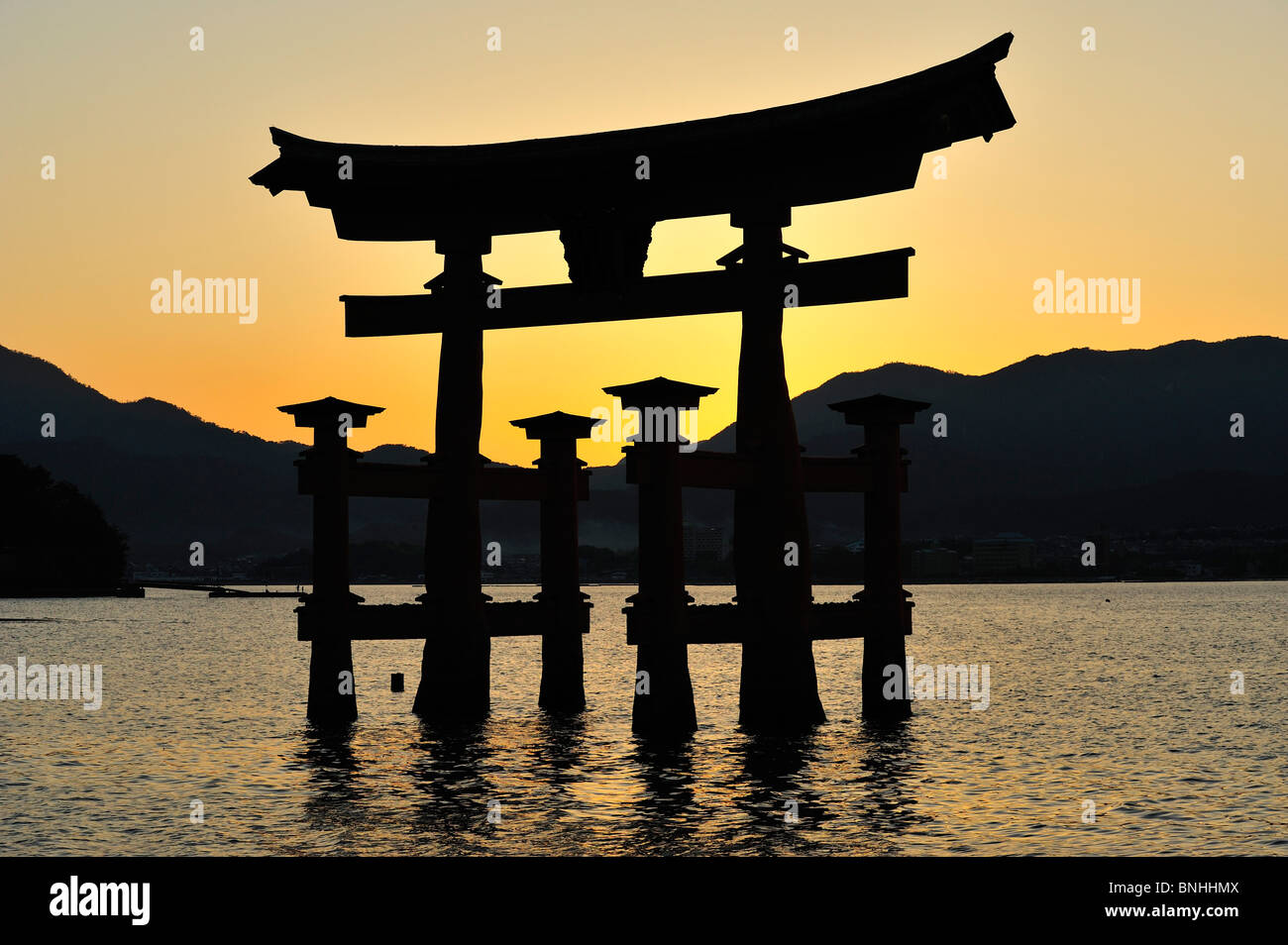 Japan Itsukushima shrine Miyajima island Hiroshima Prefecture Asia ...