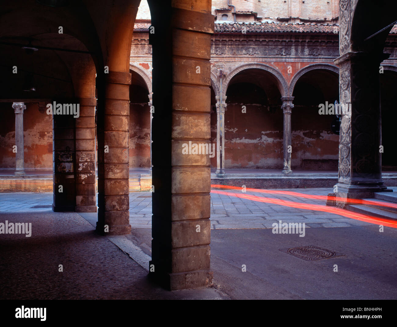 Colonnades with bologna arch hi-res stock photography and images - Alamy